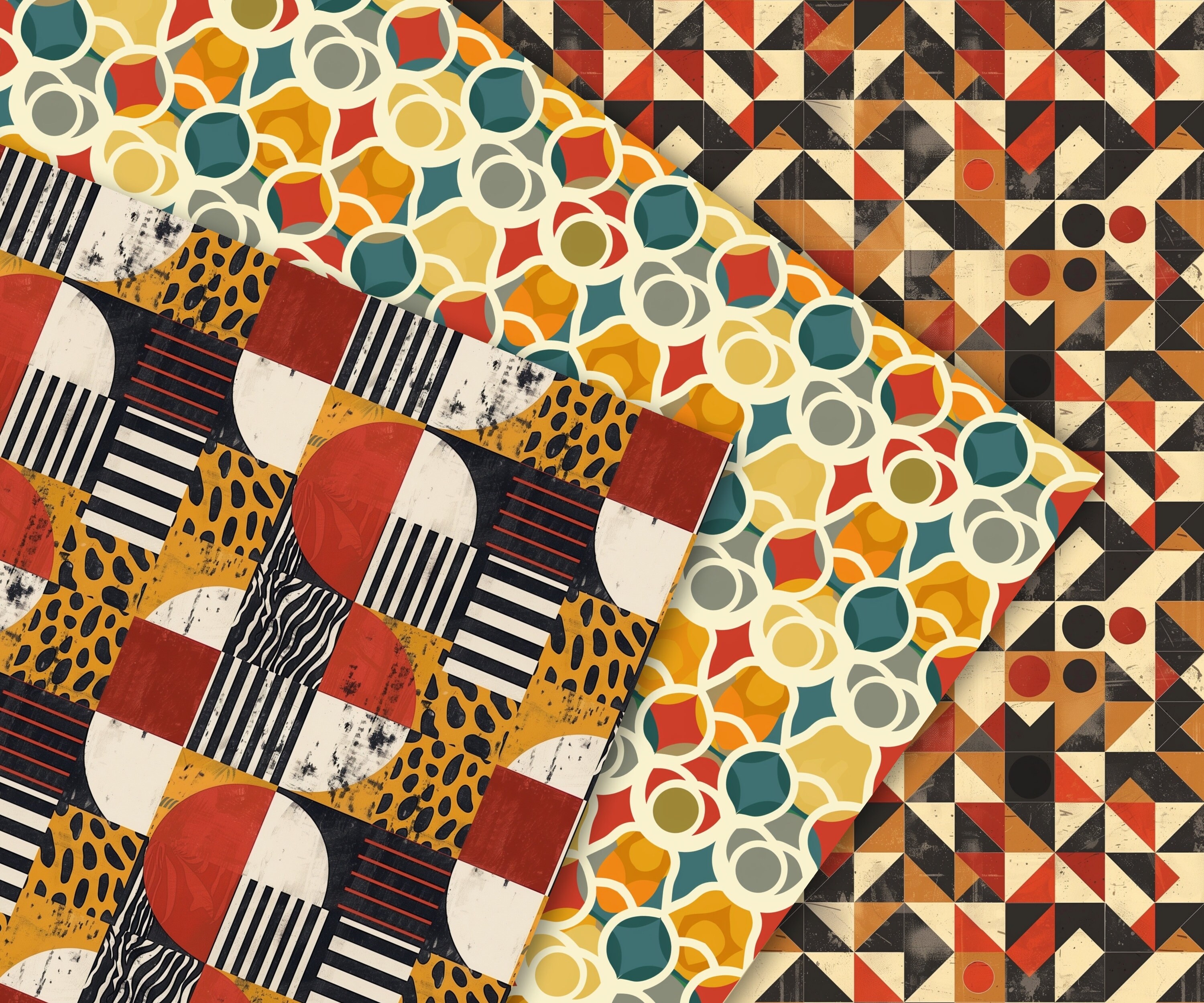 1930's Digital Patterns, 24 Seamless Digital Papers of Classic 1930's ...
