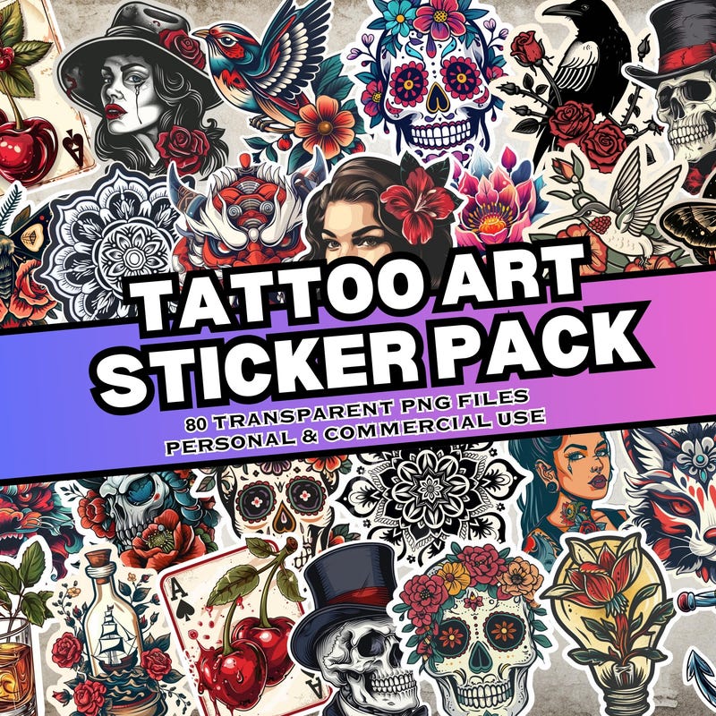 Tattoo Stickers - Etsy