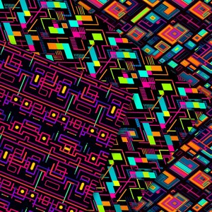 Retro Arcade Patterns, 20 Seamless Digital Papers, Classic Arcade ...