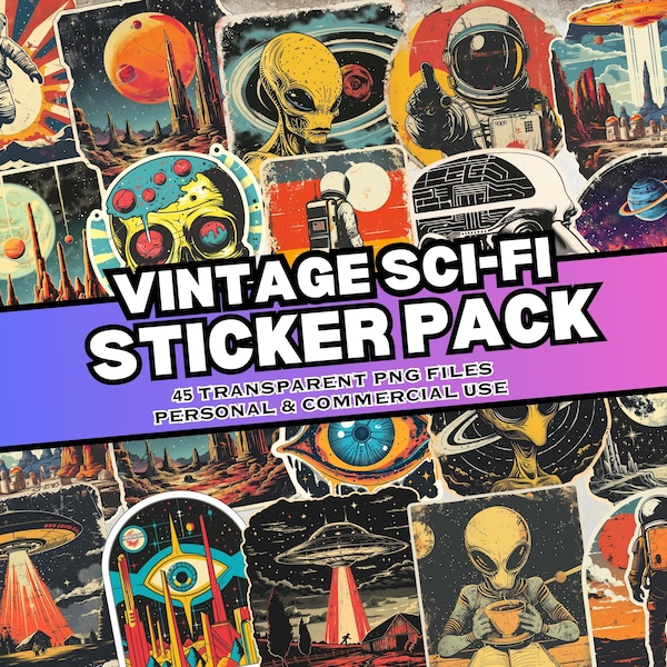 Vintage Sci Fi - Etsy