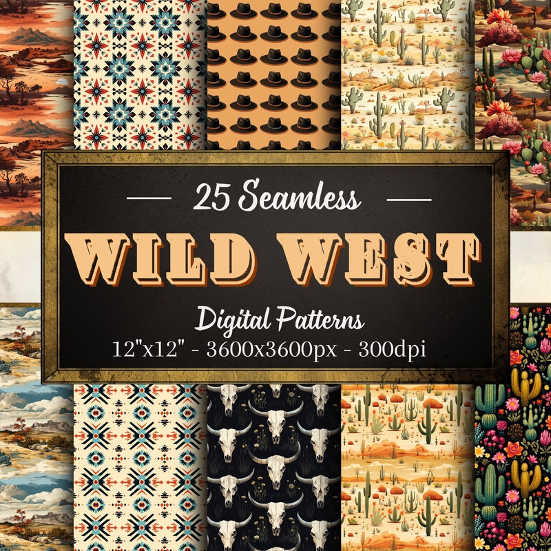 Western Pattern - Etsy