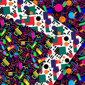 90's Patterns, 15 Seamless Digital Papers of Classic 90's Patterns for ...