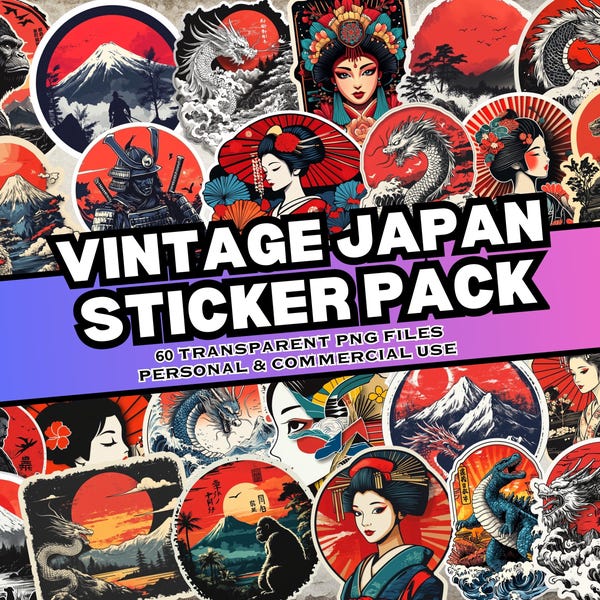 Japanese Stickers - Etsy