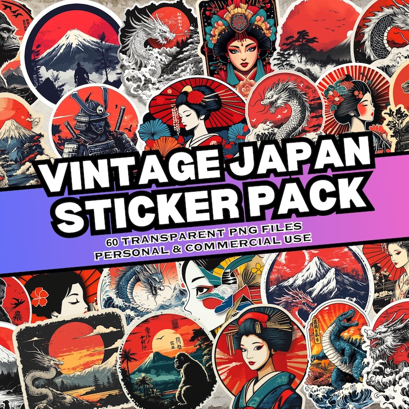 Japanese Stickers - Etsy