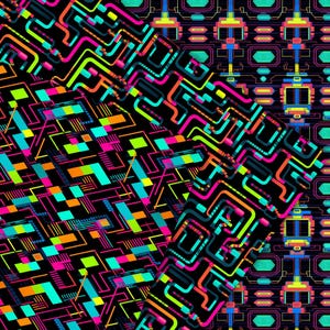 Retro Arcade Patterns, 20 Seamless Digital Papers, Classic Arcade ...