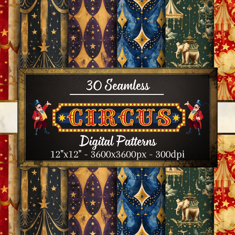 Circus Fabric - Etsy