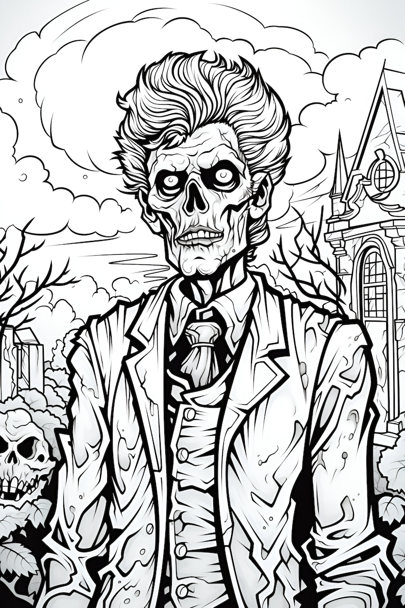 Gothic Colouring Pages, 40 Gothic Fantasy Printable Colouring Pages ...