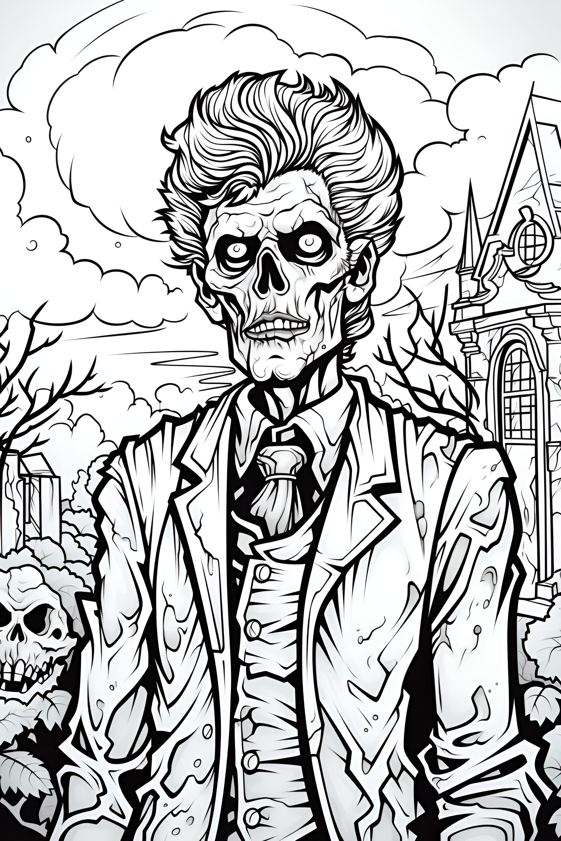 Gothic Colouring Pages, 40 Gothic Fantasy Printable Colouring Pages ...