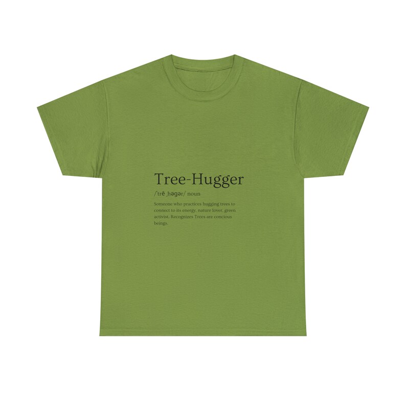 Happy Treehugger Aesthetic Meme Cotton Tee for Nature Lovers - Etsy