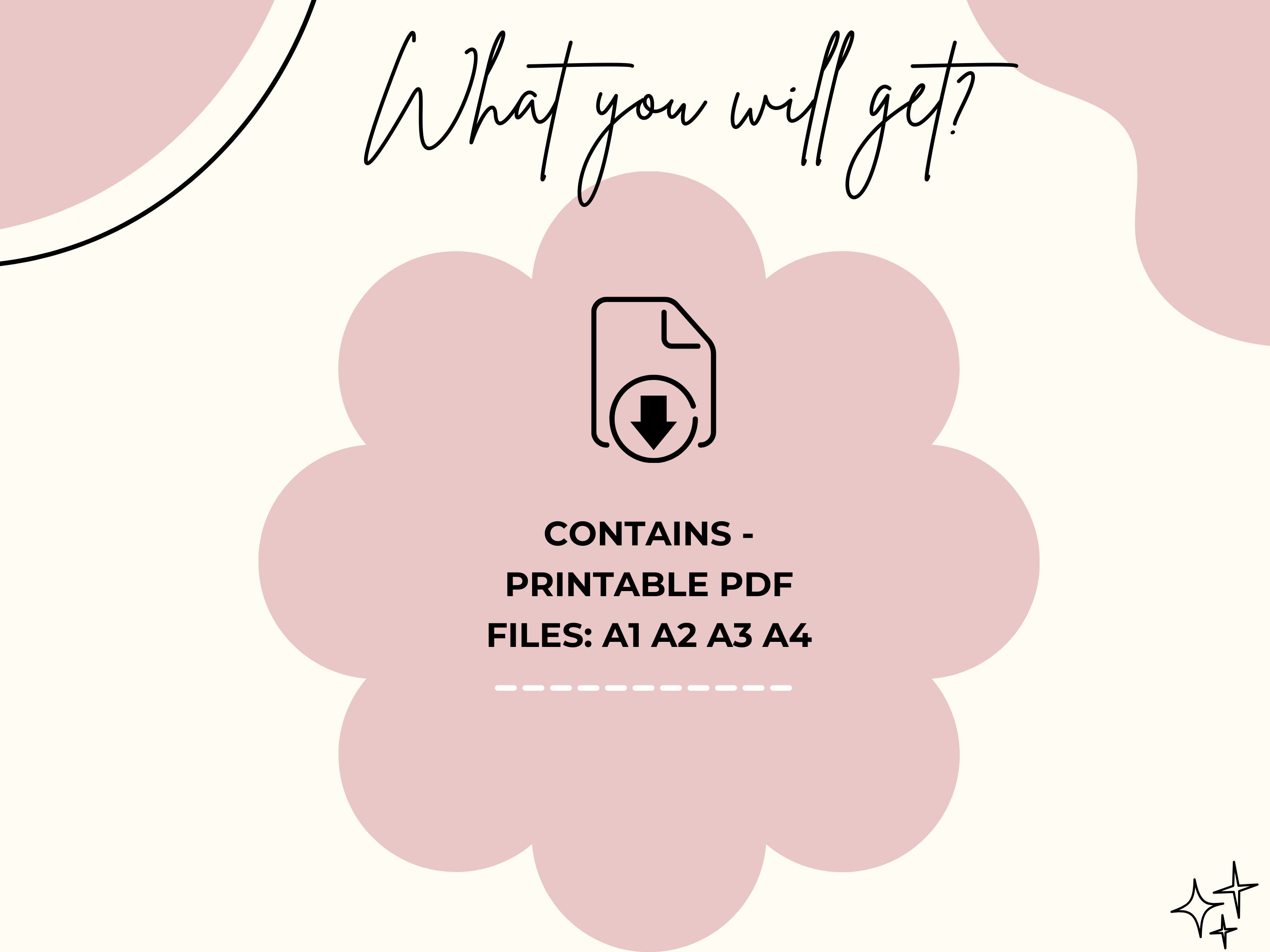 Annual Year at a Glance Planner, Wall Calendar Printable, Rainbow Large ...