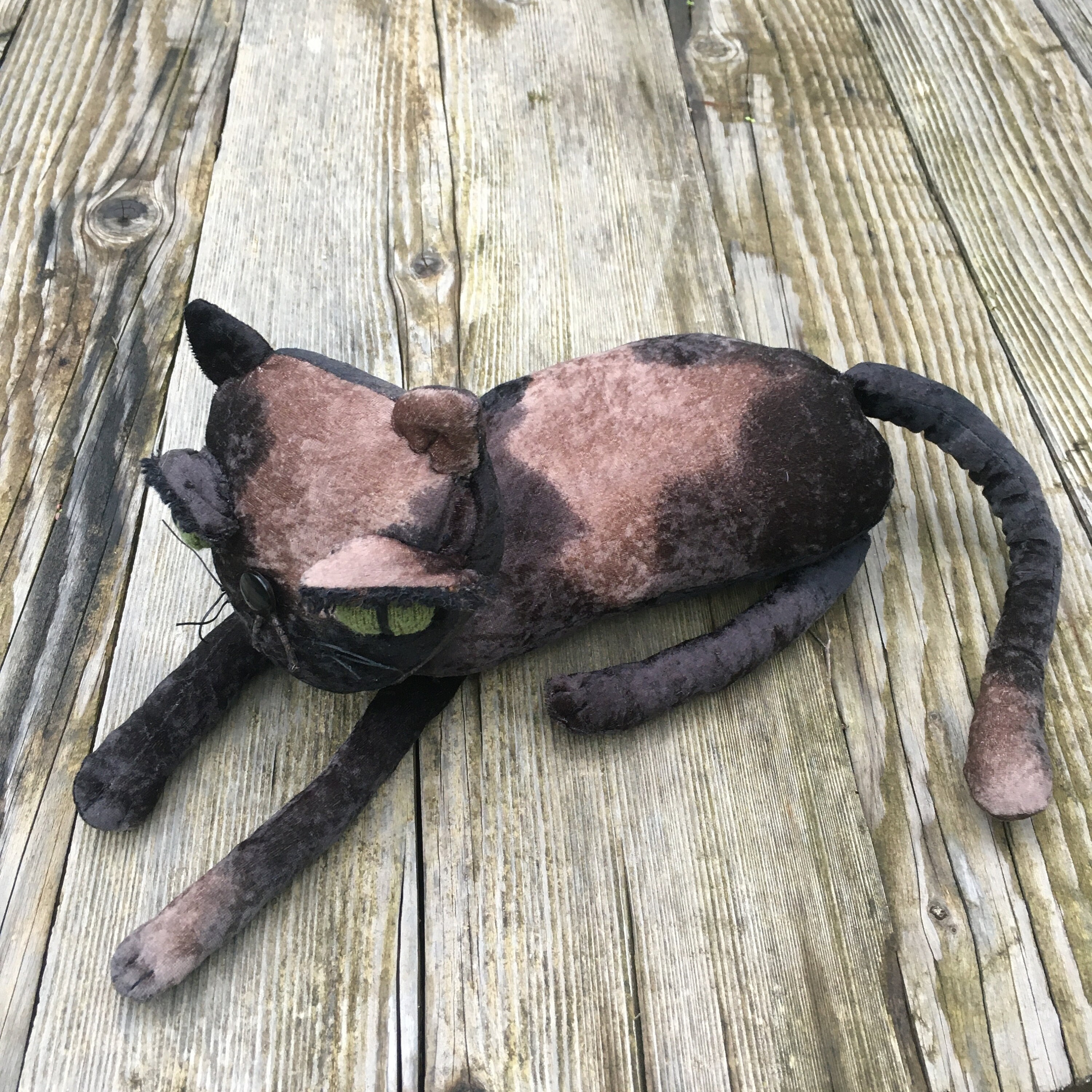 Handcraft Cat Rag Doll, Sofa Decoration Animal Art Doll, Cat Doll ...