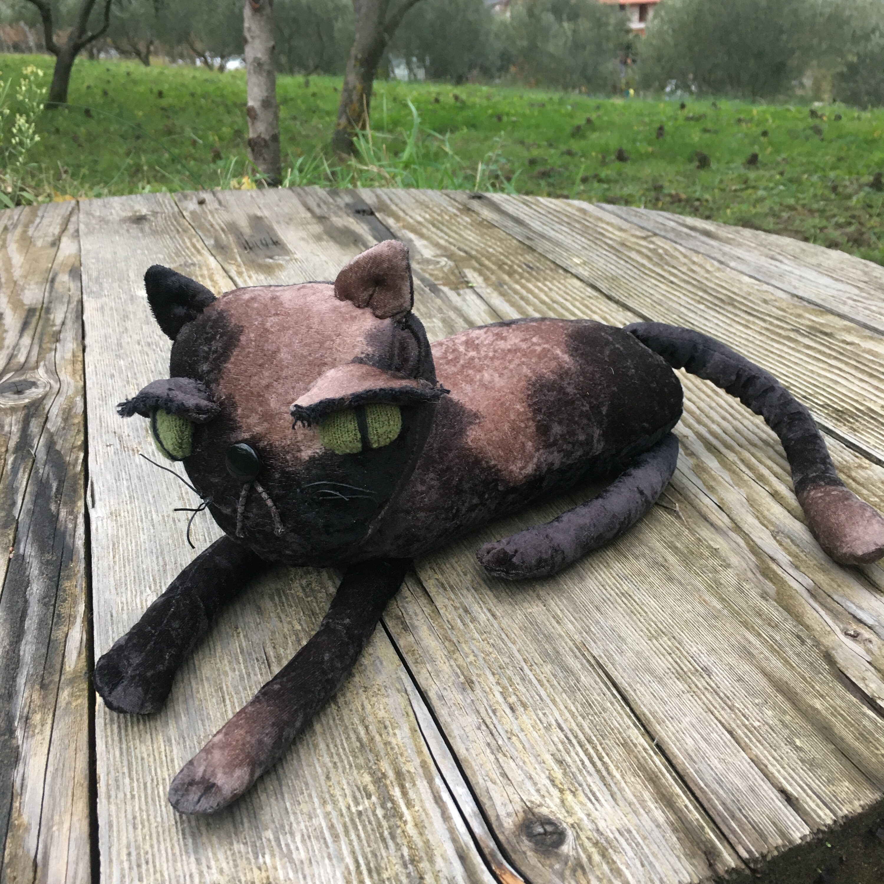 Handcraft Cat Rag Doll, Sofa Decoration Animal Art Doll, Cat Doll ...