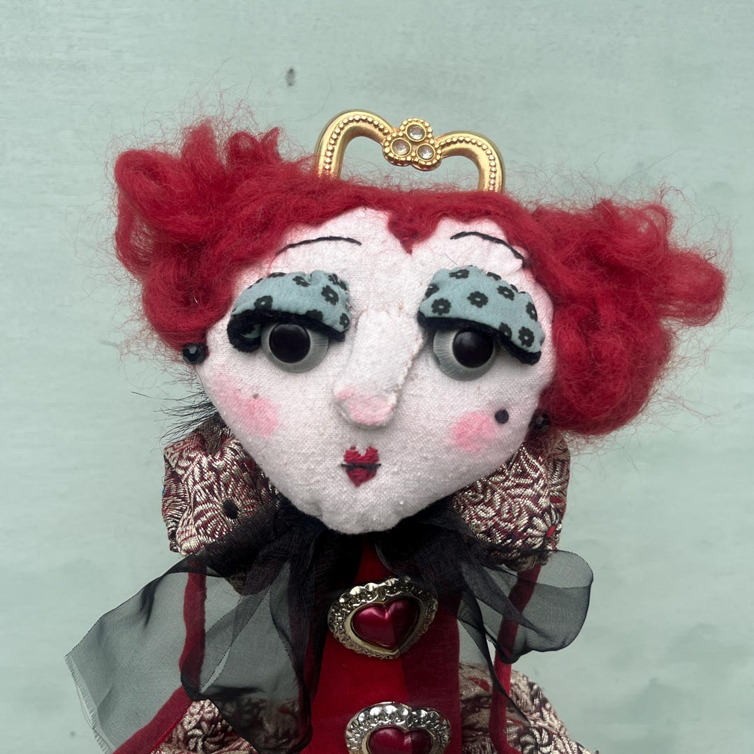 Queen Rag Doll Yule Tree Topper, Christmas Tree Topper - Etsy