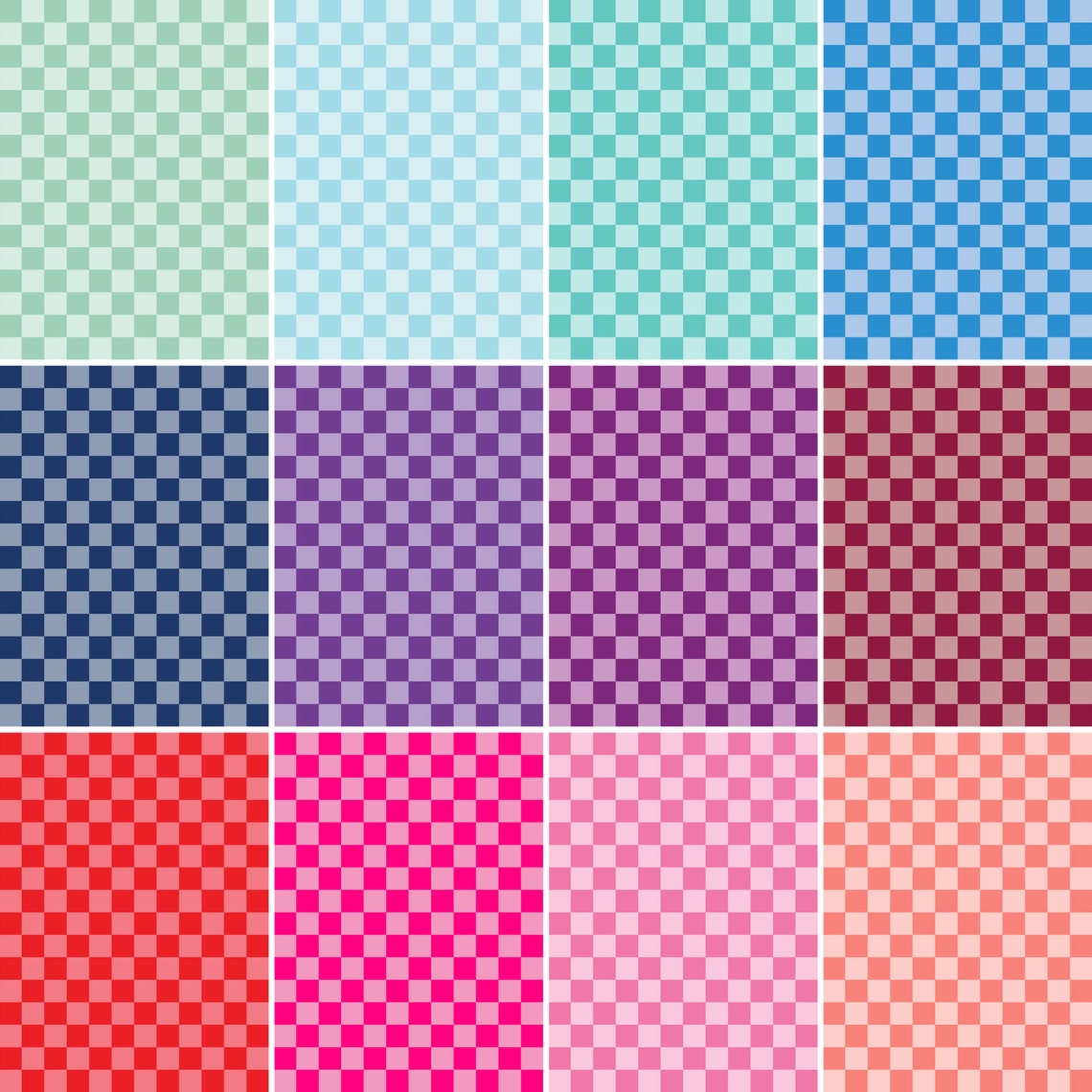 Tinted Checkered Background Digital Papers Tinted Checkers Digital ...