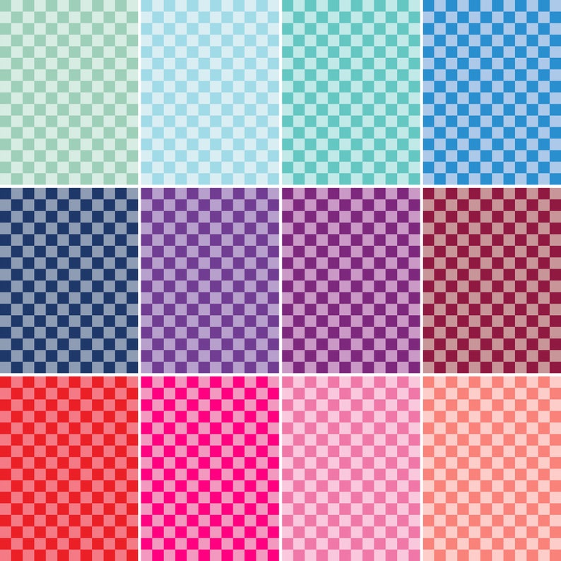 Tinted Checkered Background Digital Papers Tinted Checkers Digital ...