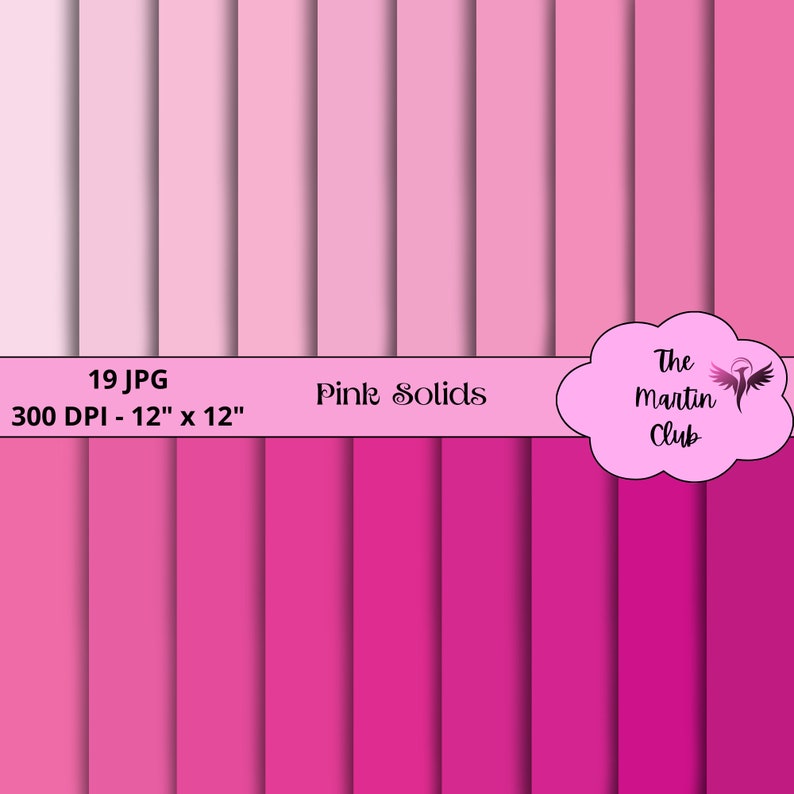 Pink Solids Background Digital Papers Light Pink Solid Scrapbook Paper ...