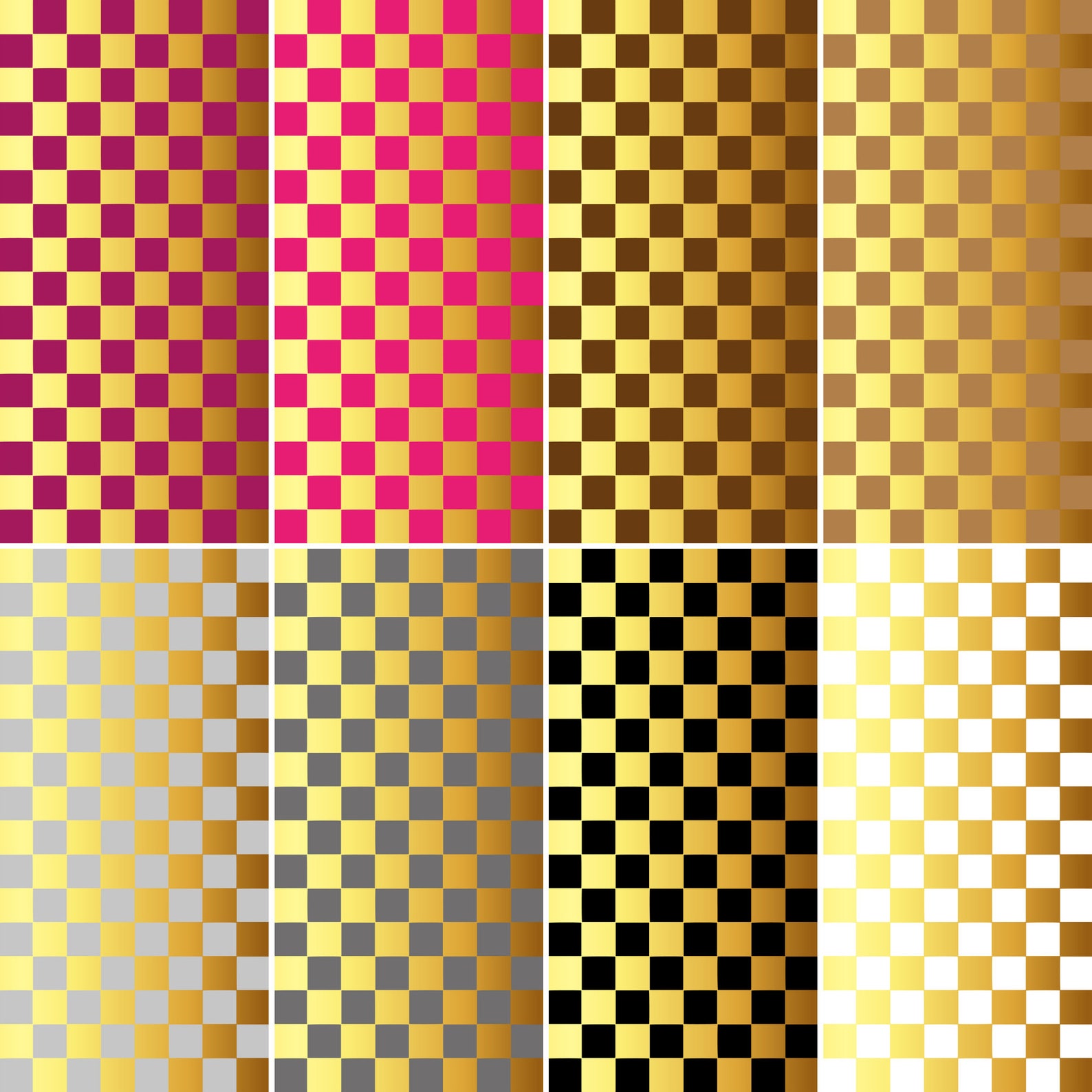 Golden Checkerboard Background Digital Papers Gold Checkers Digital ...