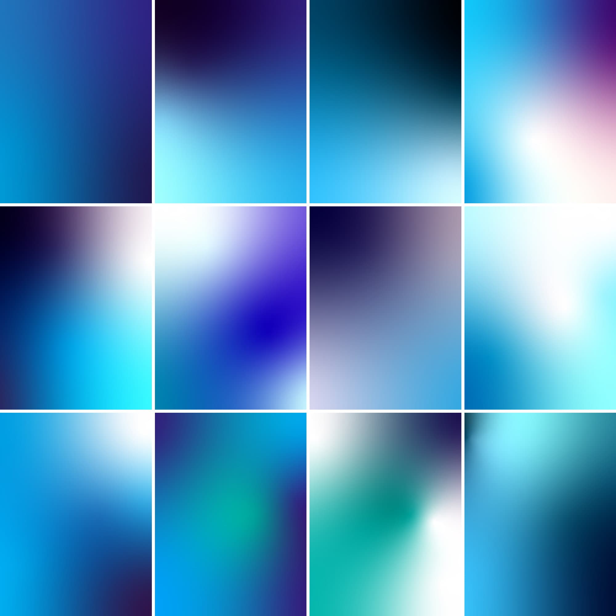 Sky Gradients Background Digital Papers Blue Gradients - Etsy