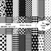 Black White Digital Papers Black White Pattern Scrapbook - Digital ...