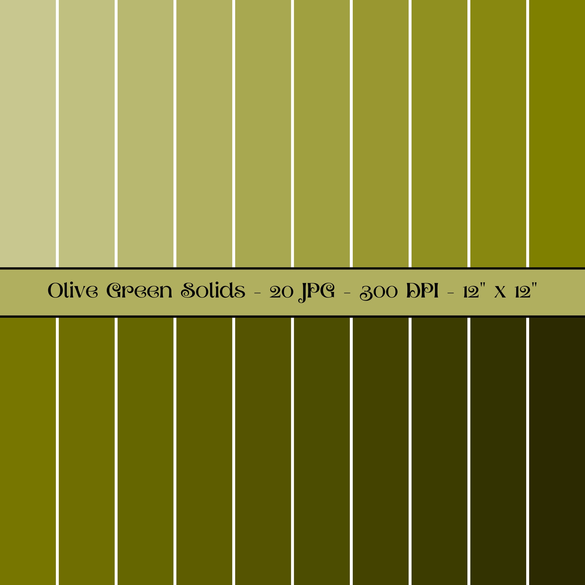 Olive Green Solids Background Digital Papers Green Solids - Etsy