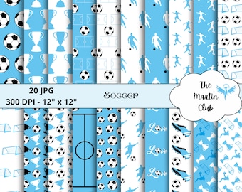 Soccer Digital Papers Background Pink Black Football Sport Scrapbook ...