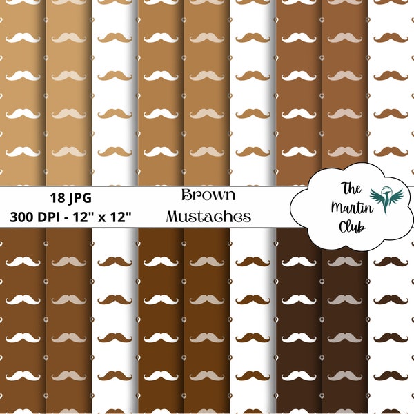 Mustache Pattern - Etsy