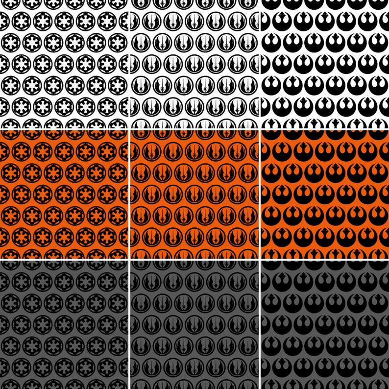 Star Wars Background Digital Papers Star Wars Galaxy Force Scrapbook ...