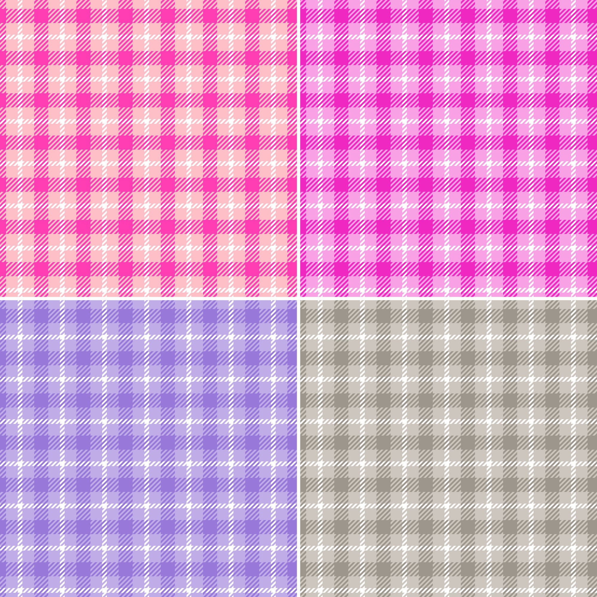 Spring Buffalo Plaid Background Digital Papers Pastel Buffalo Digital ...