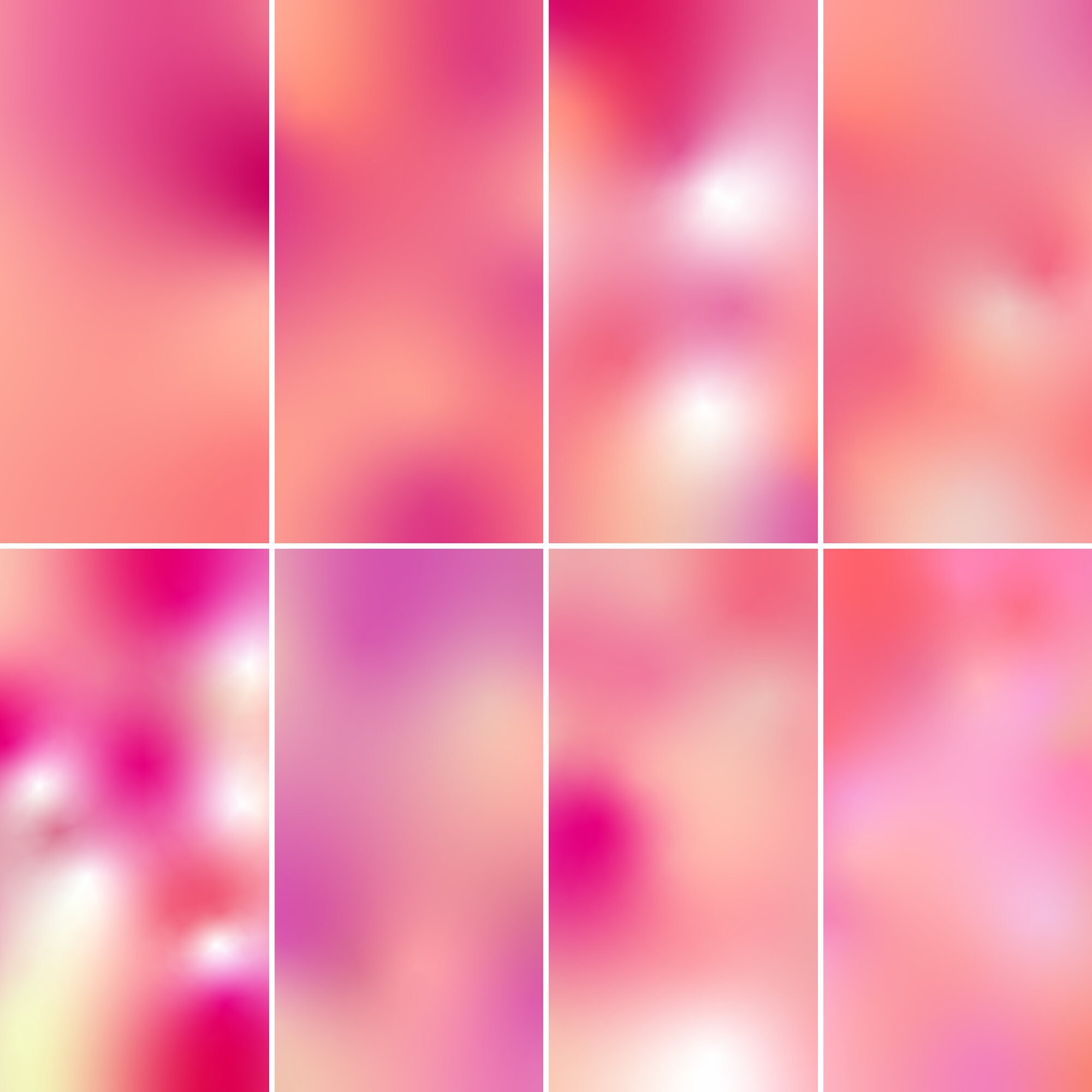 Pink Gradients Background Digital Papers Pink Gradients - Etsy