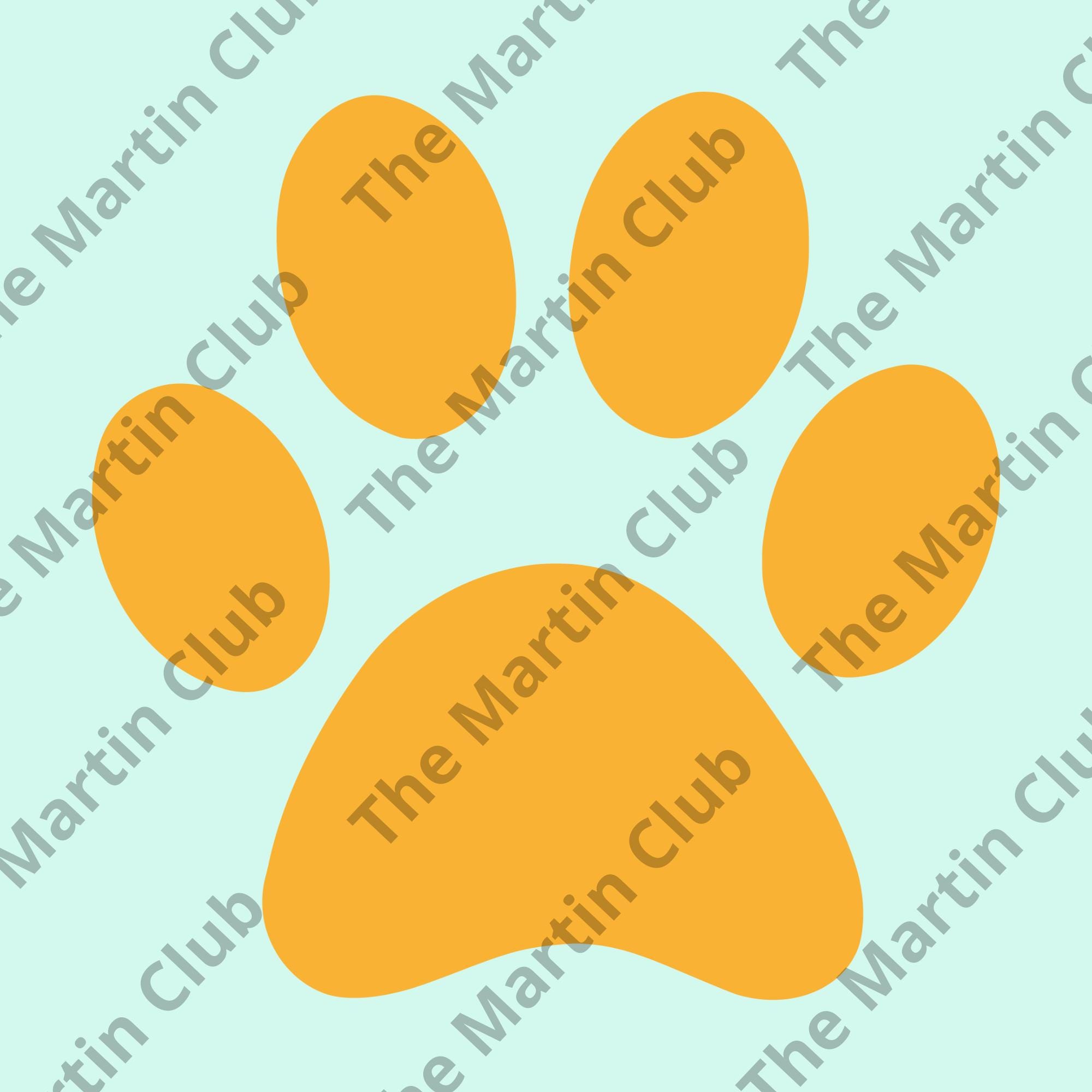 Paw Print Clip Art, 38 Rainbow Paw Print Puppy Clip Art, PNG SVG, 300 ...