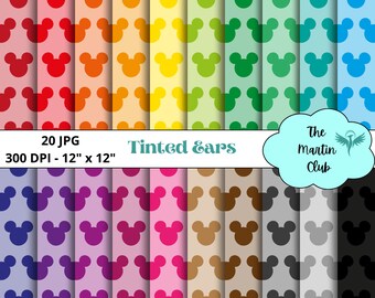 Steamboat Willie Background Digital Papers Rainbow Steamboat Mouse ...