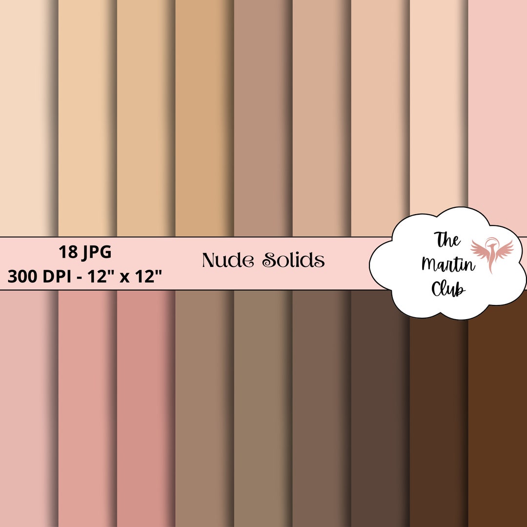 Nude Solids Background Digital Papers Complexion Solids Scrapbook Paper ...