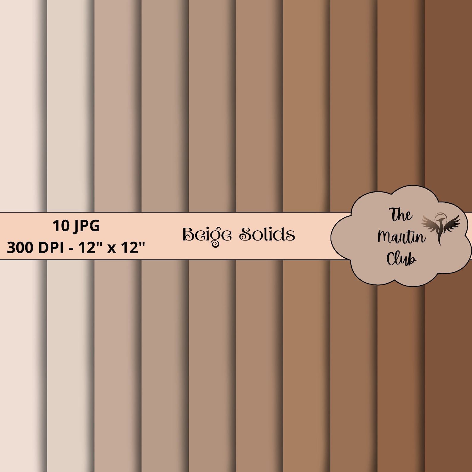 Beige Light Brown Solids Background Digital Papers Beige Solids ...