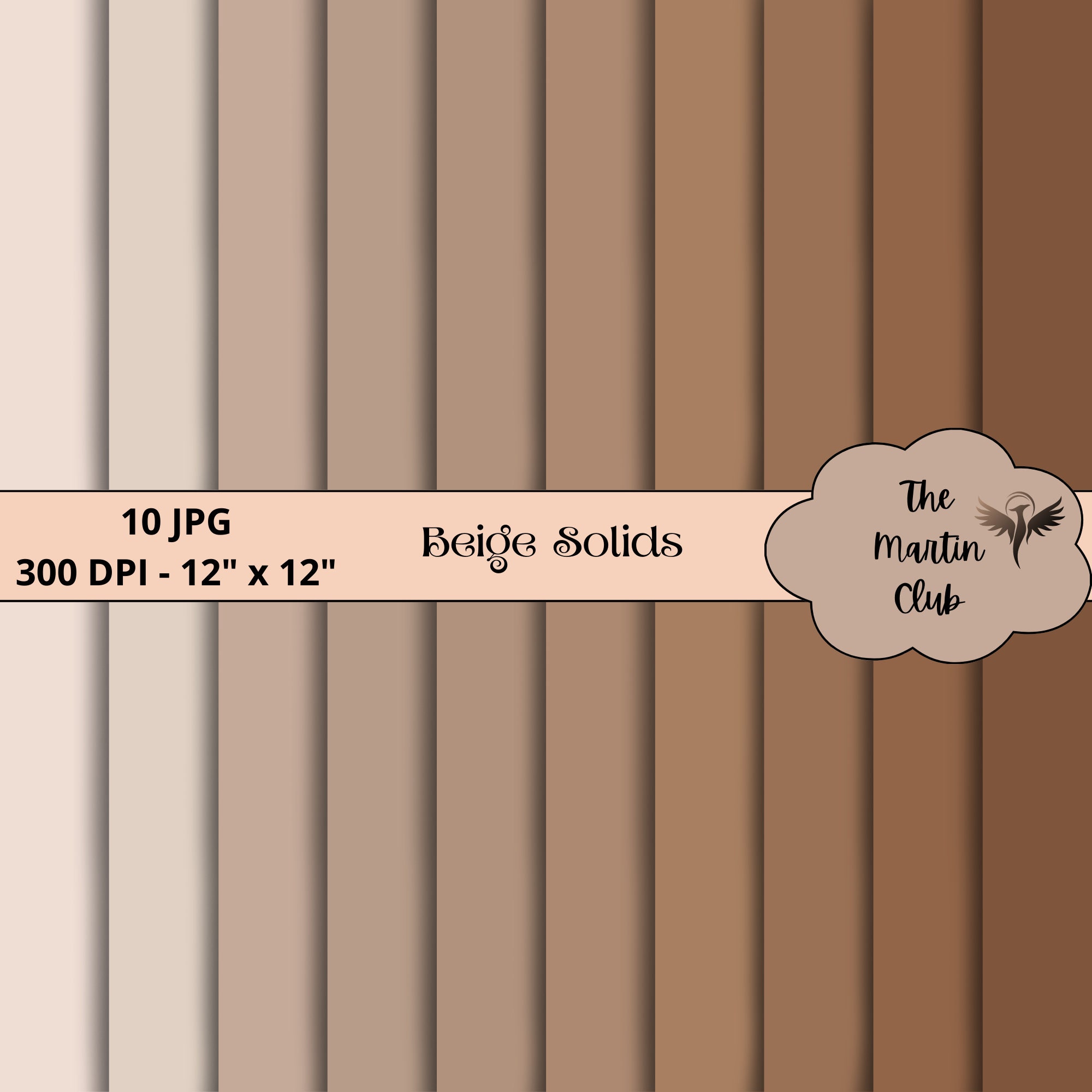 Beige Light Brown Solids Background Digital Papers Beige Solids ...