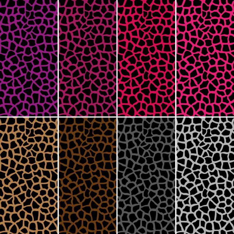 Giraffe Print Background Digital Papers Rainbow Giraffe Scrapbook Paper ...