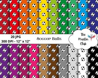 Soccer Digital Papers Background Pink Black Football Sport Scrapbook ...