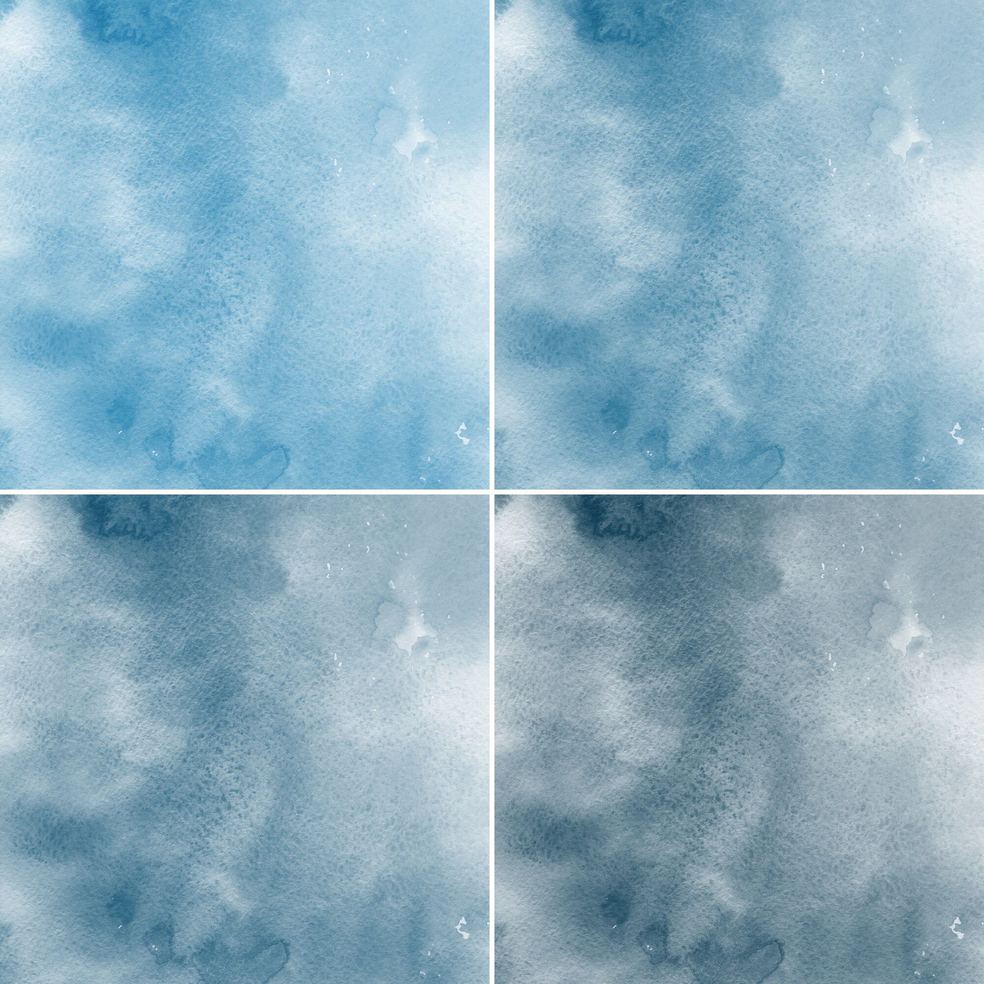 Blue Watercolor Background Digital Papers Watercolor Texture Scrapbook ...