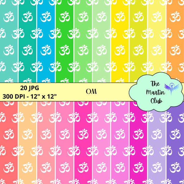 Seamless Om Symbol Pattern - Etsy