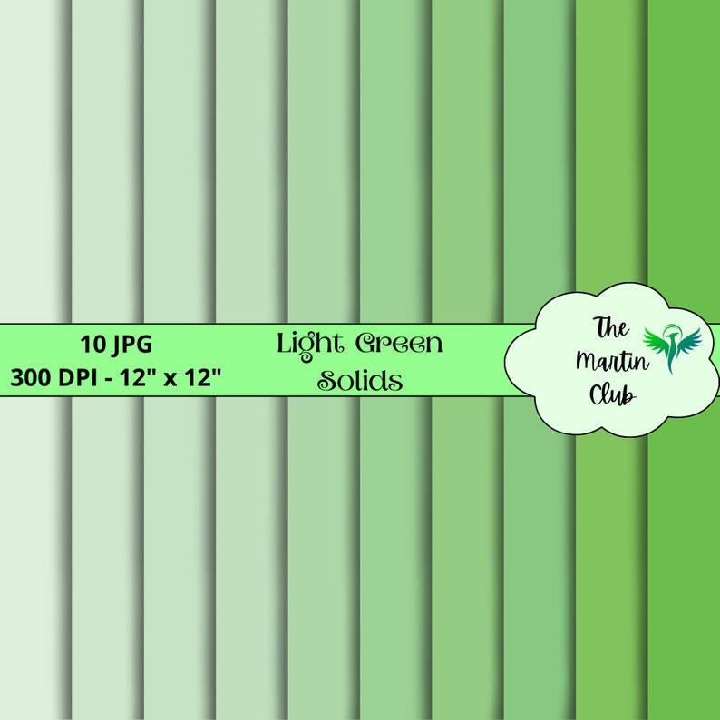 Light Green Solids Background Digital Papers Light Green Solids ...