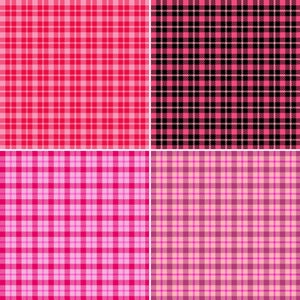 Pink Buffalo Plaid Background Digital Papers Pink Buffalo Digital ...