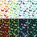 Tinted Butterfly Background Digital Papers Multicolored Butterfly ...
