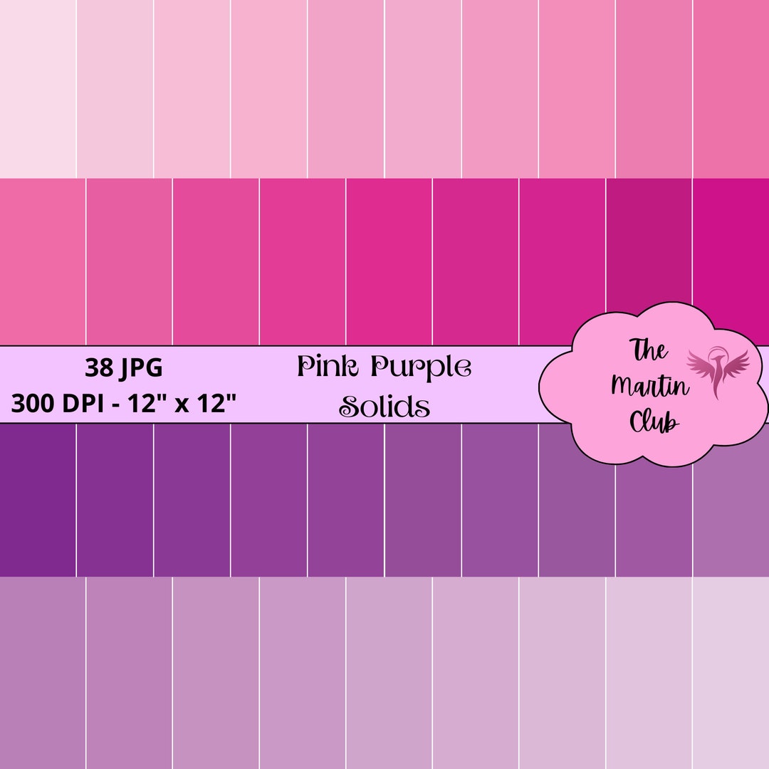 Pink Purple Solids Background Digital Papers Pink Purple Solid ...