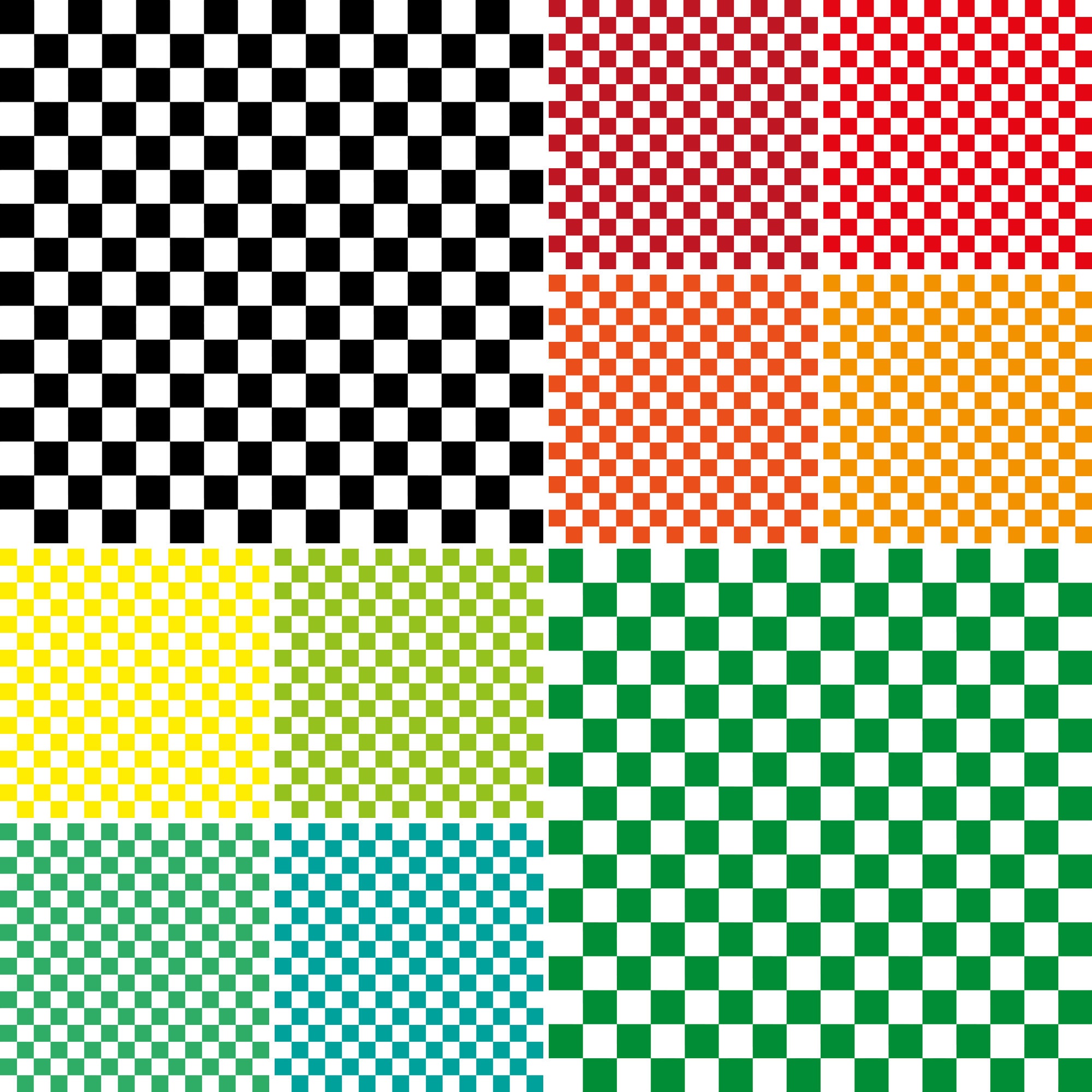 Checkered Background Digital Papers Rainbow White Checkers Digital ...