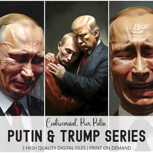 Trump and Putin Stickers - Etsy