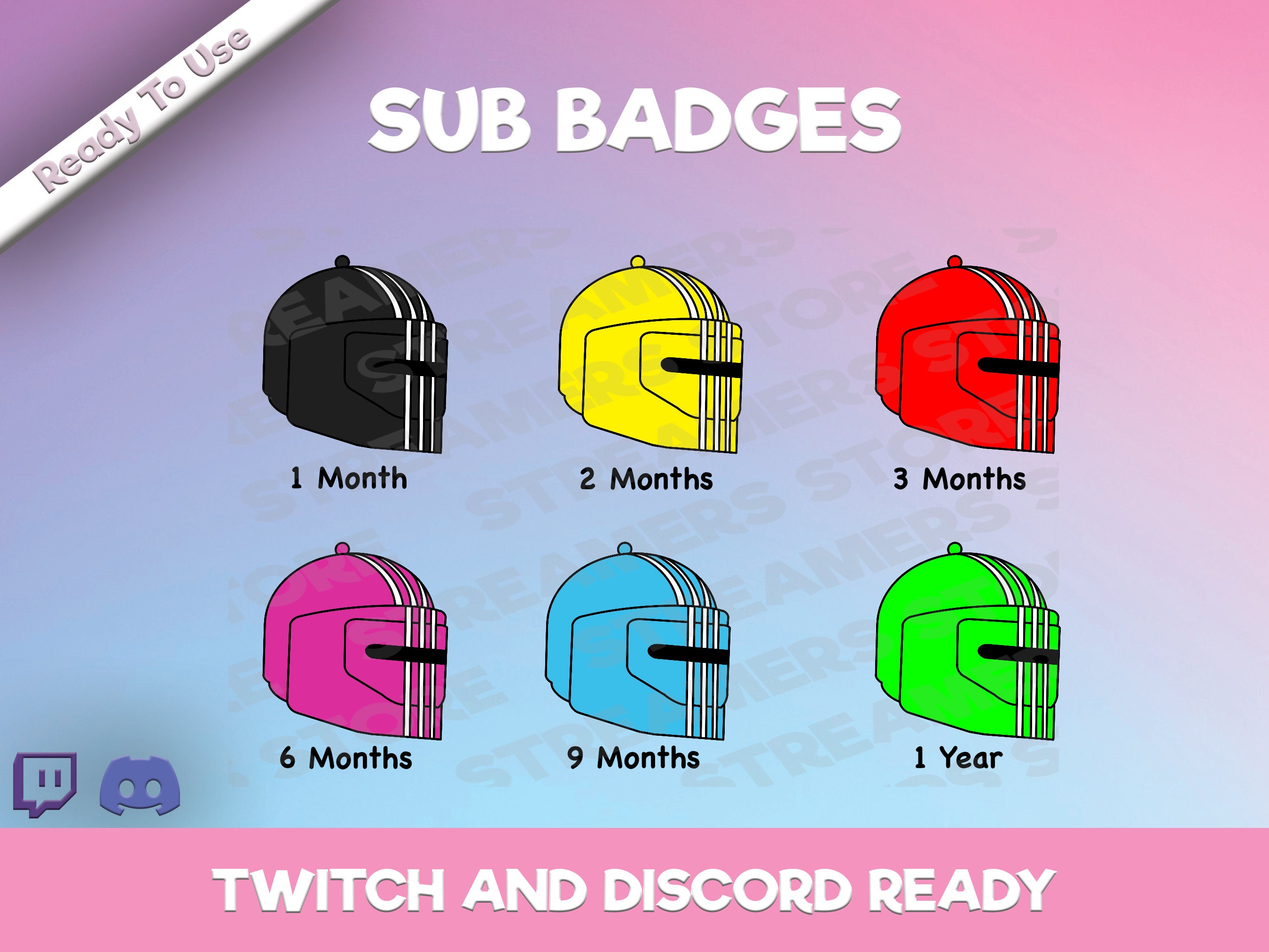 Tarkov Killa Helmet Sub Badges - Tarkov Twitch Sub Badges - Youtube ...