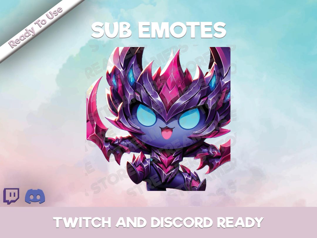 Aatrox the Darkin Blade Emote - League of Legends Emote - Twitch Emote ...