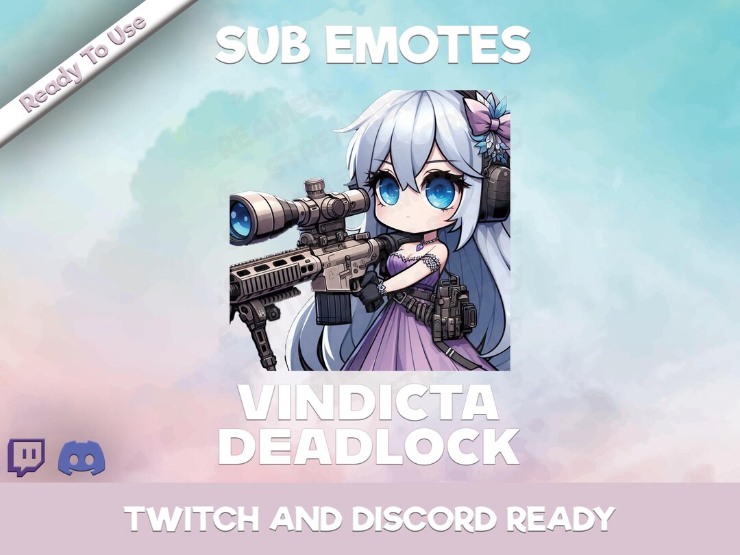 Vindicta From Deadlock Emote - Deadlock Emote - Twitch Emote - Youtube ...