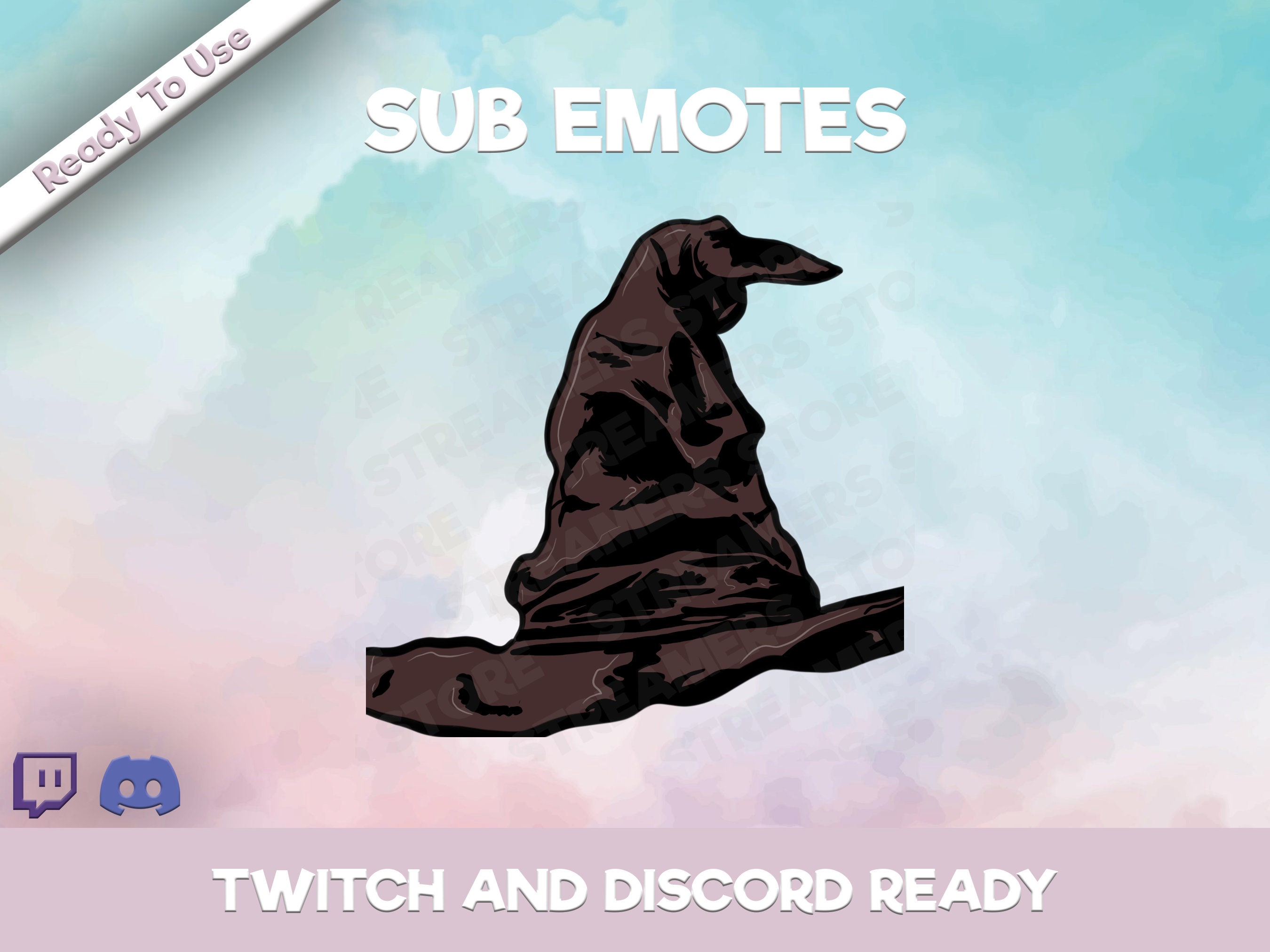 Sorting Hat Emote - Hogwarts Legacy Twitch Emote - Youtube Emote ...
