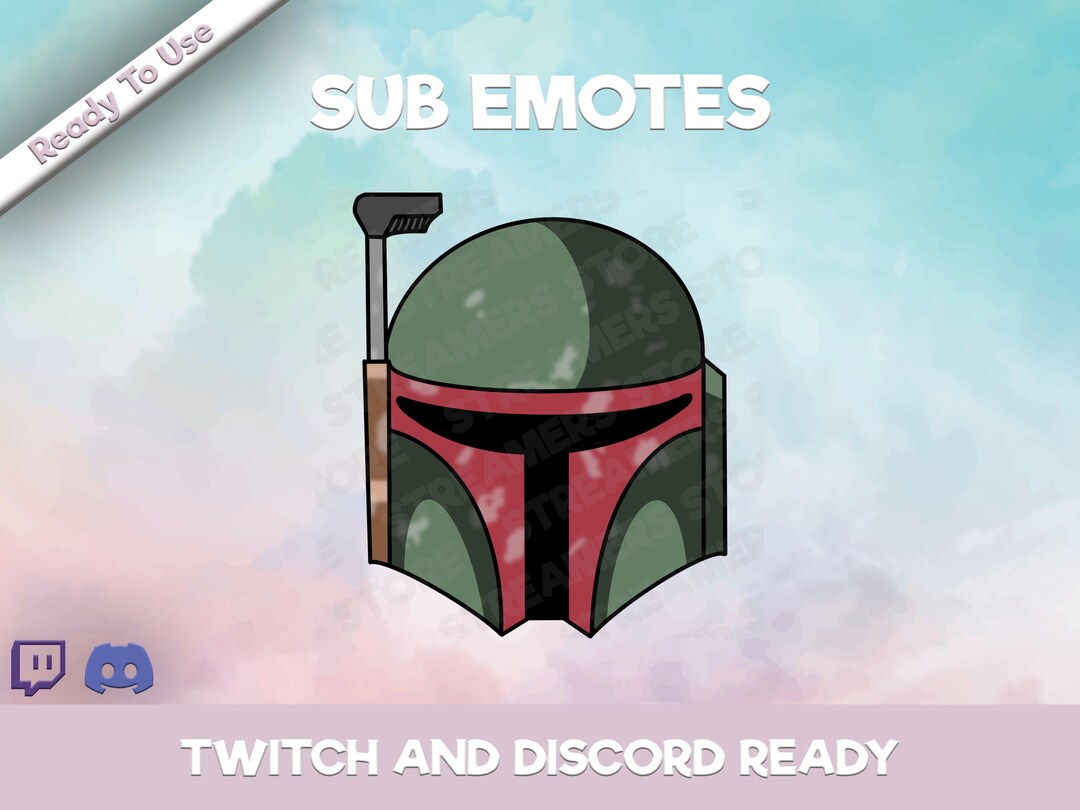 Boba Fett Emote Star Wars Twitch Emote Youtube Emote Discord Emote ...