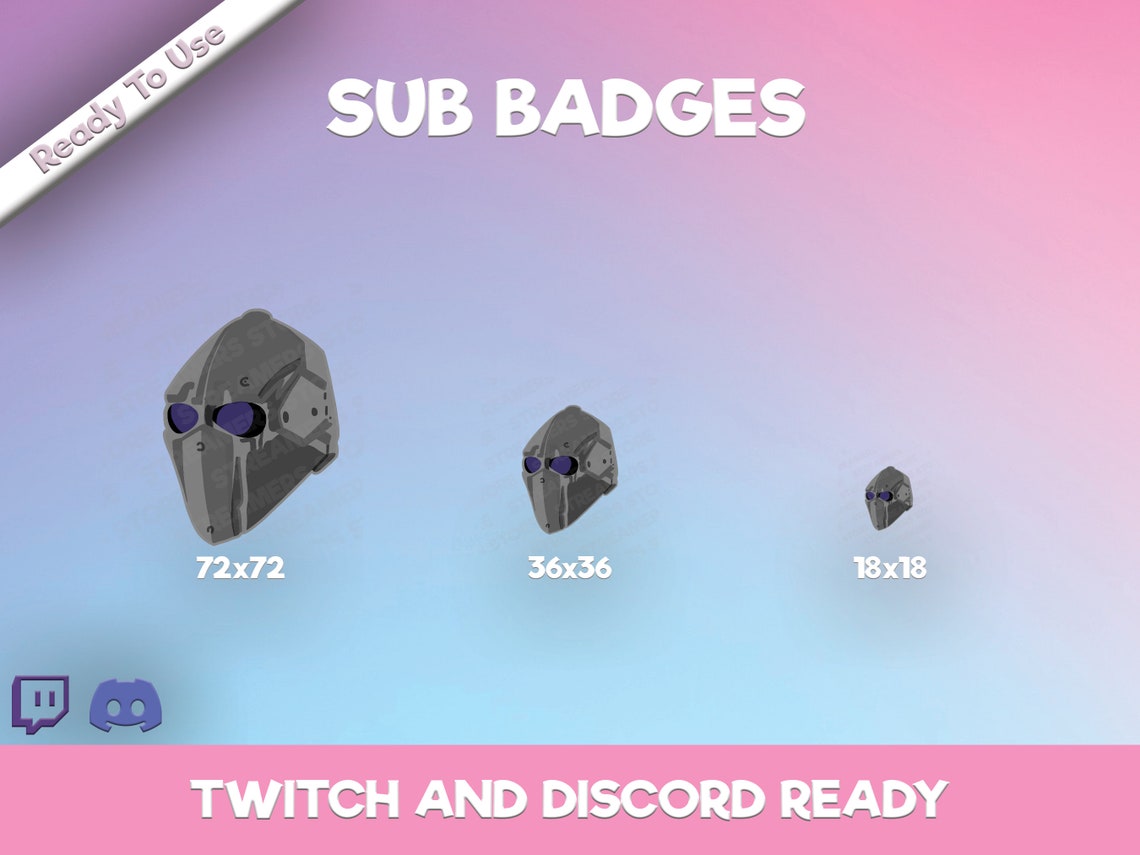 Tarkov Helmet Sub Badges - Tarkov Twitch Sub Badges - Youtube - Discord ...